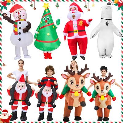 Inflatable Christmas Tree Santa Claus Clothing充气服圣诞树