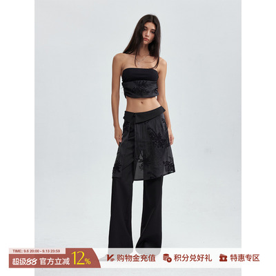 Layers 设计师品牌 25春夏新品 翻折腰头长裤 【特价款现货】