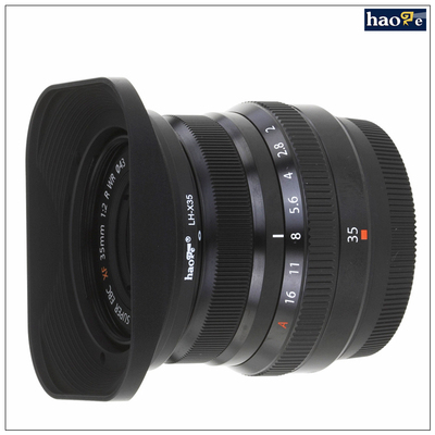 号歌 富士XF 35/F2 23mmF2.0R 方形遮光罩 金属 X-PRO2 XT1 XE2