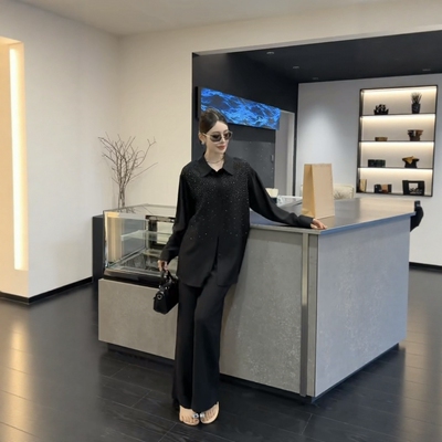 【3.31慧姐大码女装】2026新款套装MR8121-7065