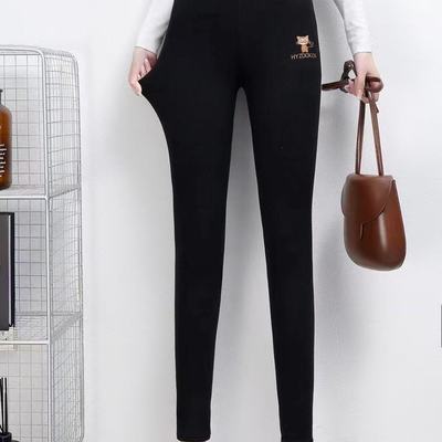 【12.18慧姐大码女装】2025新款加厚800g小猫裤HSY6016-