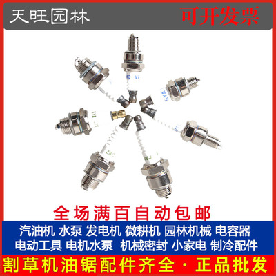 割草机油锯配件火花塞绿篱机139两二四冲程140F/40-5点火器火嘴
