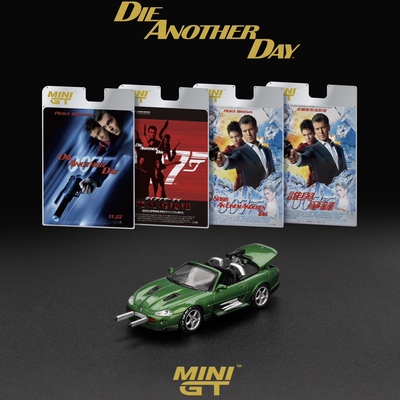 MINIGT 1:64 捷豹Jaguar XKR Die Another Day 电影007 合金车模