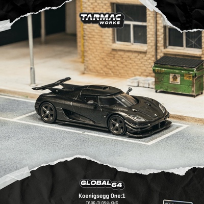 TW 1:64 柯尼塞格Koenigsegg One:1 KNC 全碳黑科尼塞克 合金车模