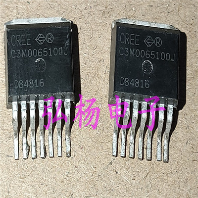C3M0065100J拆机【MOSFET N-CH 1000V 35A D2PAK-7】