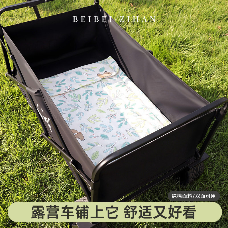 露营车婴儿床垫宝宝专用推车垫子尿布台软垫纯棉儿童可躺内垫配件