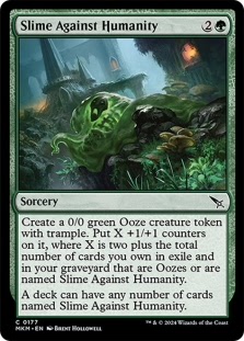 万智牌反人淤泥英文平卡铁卡牌