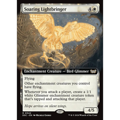 万智牌 翱翔光照体 Soaring Lightbringer DSC 英文扩画平卡 金