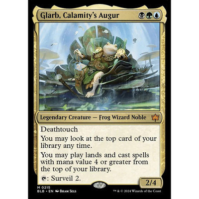 万智牌 灾祸Bu算师格拉布 Glarb, Calamity's Augur BLB英文平/闪