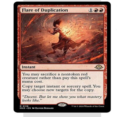 万智牌 MH3 复态眩闪 Flare of Duplication 中/英文平卡 金