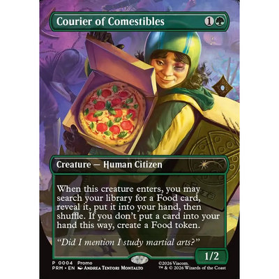 万智牌 美食运手 Courier of Comestibles PRM 英文平卡 金