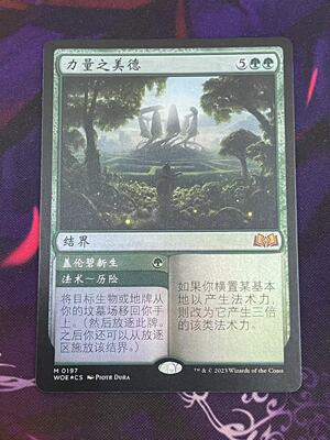 万智牌力量之美德简中日印平闪