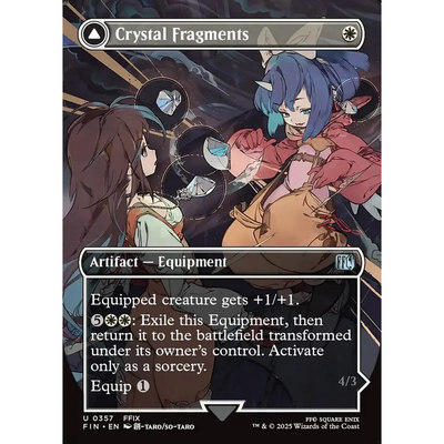 万智牌 封印宝珠 Crystal Fragments FIN 英文异画平/闪卡 银
