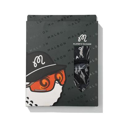 代购MALBON GOLF男士基础层衣物保暖吸湿排汗弹性贴合透气黑色