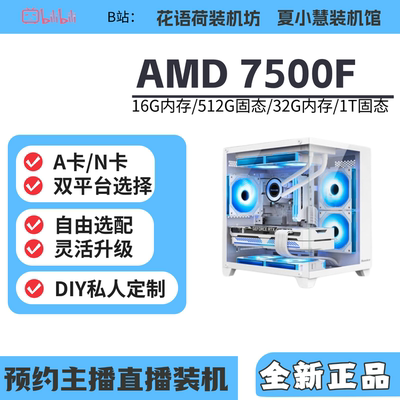 7500F+显卡台式机主机链接