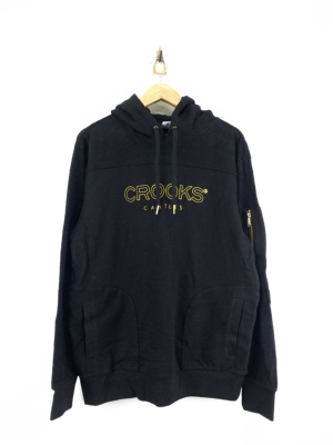 L码 crooks 男款帽衫卫衣