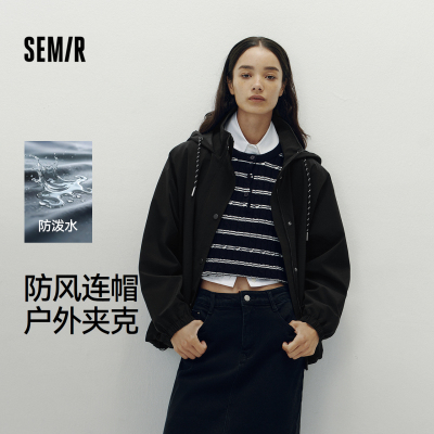 森马xMarcus联名款防风外套女