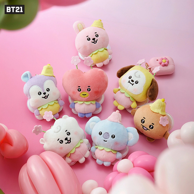 官方正品BT21 BABY春日童话系列玩偶钥匙扣LINE FRIENDS 明星周边