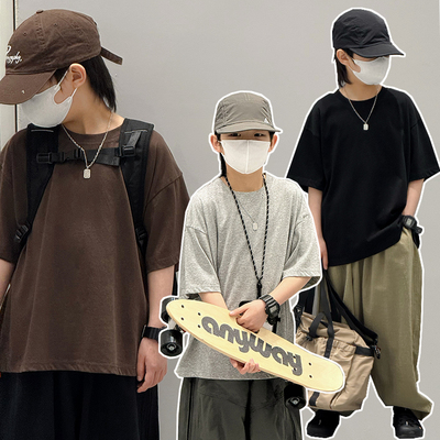 奶油布丁！纯棉短袖T恤男夏季