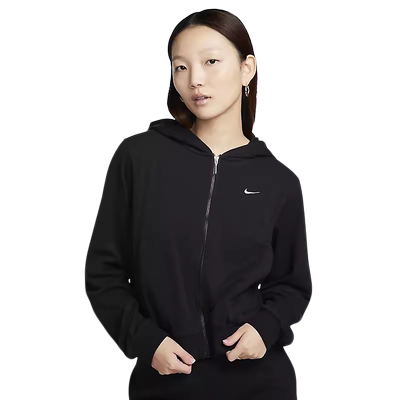 耐克针织夹克女法式毛圈运动服连帽跑步外套FN2420