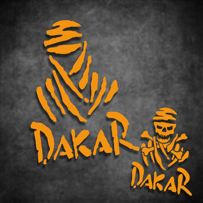 适用车贴达喀尔摩托车贴纸越野拉力赛汽车贴个性防水反光贴装饰贴