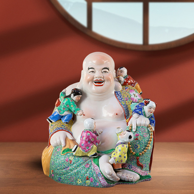 景德镇陶瓷雕塑现代客厅摆件