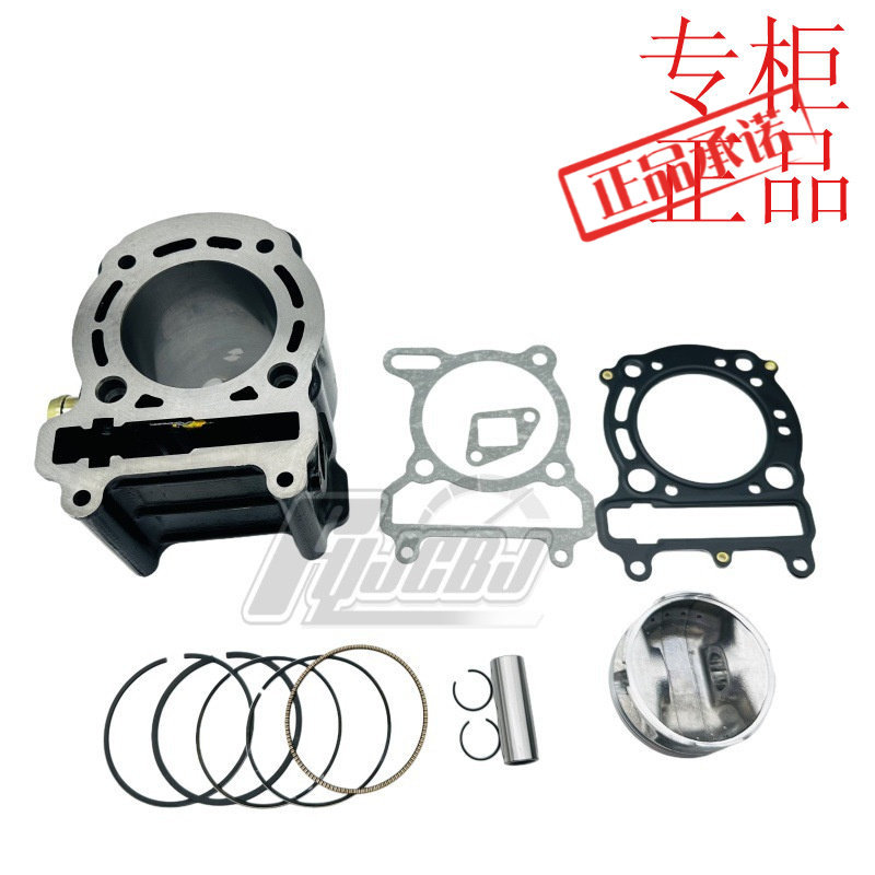 ㊣供应钱江摩托车银刃BJ250T-8-8E套缸水冷气缸中缸活塞环套件