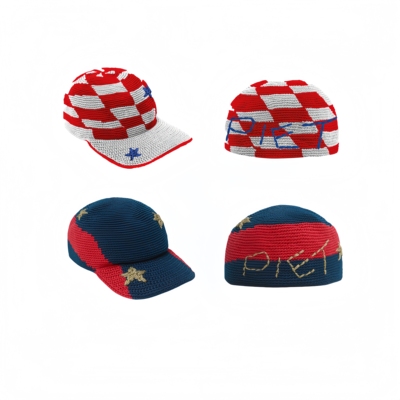 Piet编织鸭舌帽棒球帽