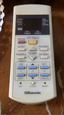 适用樂信Rasonic冷气空调遥控器A75C2817 3407 4607 4236 全新