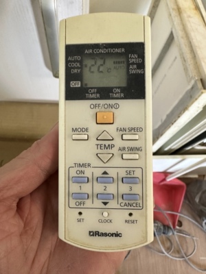 樂信Rasonic冷气机空调遥控器A75C3407 3297 3943 4607 RS-PC9Jk