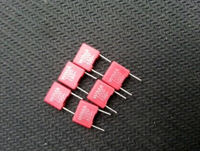 100只=80元 MKS2 0.001uF/100V 1nf 1000pf 102薄膜电容5M FKS2