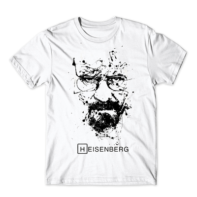 绝命毒师美剧海森堡老白印花t恤