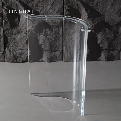 透明悬空桌腿庭海亚克力