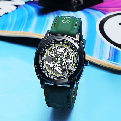 MLB美职棒镂空潮牌手表时尚情侣手表防水男高中学生女石英表TP610