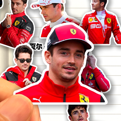 夏尔勒克莱尔贴纸高清防水法拉利车队F1赛车手Charles Leclerc
