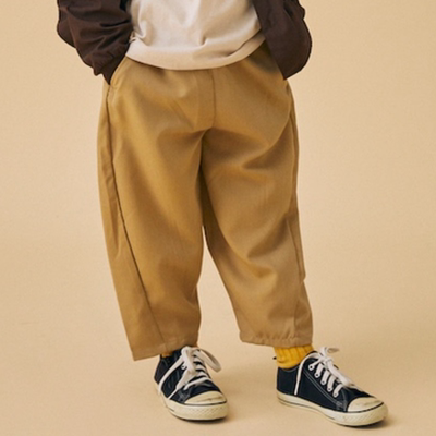 Kiddielove 日本代购 童装 FOV可亲子棉弹斜纹宽松气球裤休闲长裤