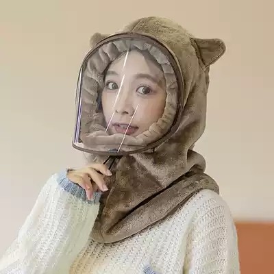 防雾骑行防风面罩电瓶电动车头套冬季保暖男女防寒全脸护脸雷锋帽