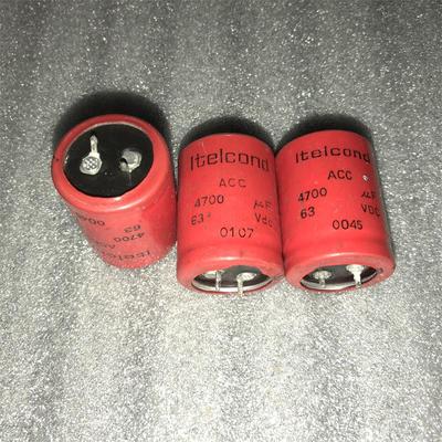 二手 意大利艾特康IteIcomd ACC 4700UF63V发烧胆机高压滤波电解