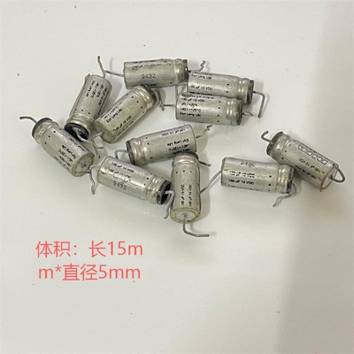 拆机 瑞典RIFA PEG124系列 100UF 10V 发烧轴向胆机阴极电解电容