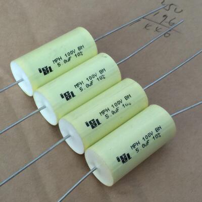 全新意大利轴向铜脚无极薄膜电容