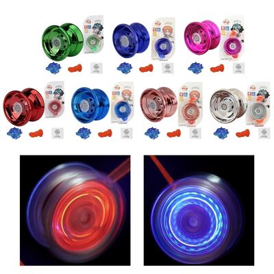 Yo Yo Toy LED Flashing Yo Yo Ball Toy Professional Yo-yo Toy