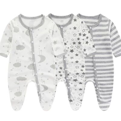Newborn Baby Bodysuit 2024 Spring Baby Clothes Summer Girl R