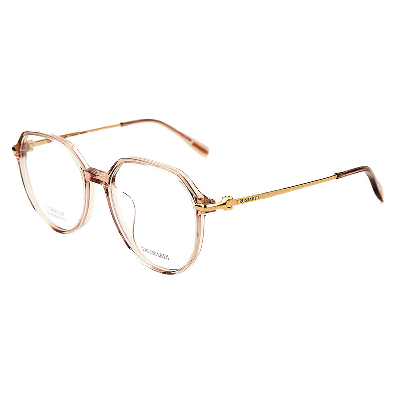 TRUSSARDI 杜鲁萨迪眼镜框男女潮圆脸时尚镜架可配近视镜VTR6027S