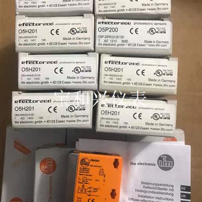 IFM易福门O5H201漫反射光电开关传感器,德国进口,