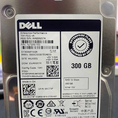 Dell ST300MP0026 DPN：0NCT9F 30( 议价）