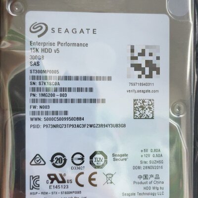 希捷ST300MP0005 300GB 12GB 15( 议价）