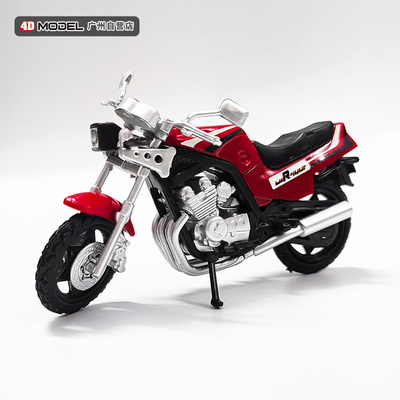【10元均一】4D拼装1/24本田雅马哈摩托车模型仿真组装玩具车摆件