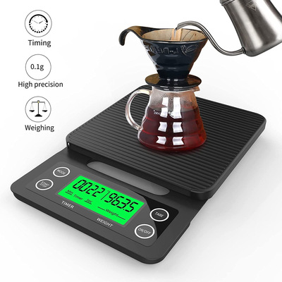 Coffee electronic scale timing kitchen scale 3kg/0.1g