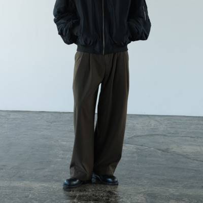 重磅加厚保暖复古毛呢西裤