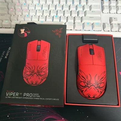 Razer雷蛇 毒蝰V3PRO专业版Faker联名电竞专业轻量化游戏电竞鼠标